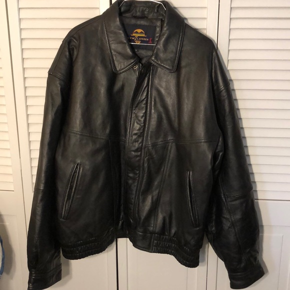 new zlander | Jackets & Coats | Mens Large New Zlander Leather Jacket ...